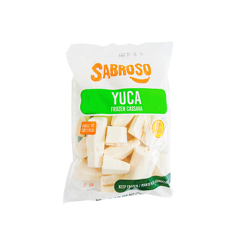 Yuca / Frozen Cassava Peeled - Sabroso Supreme